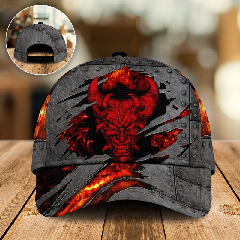 Red Devil Dark Fire Skull Cap - Hot Sale 2025
