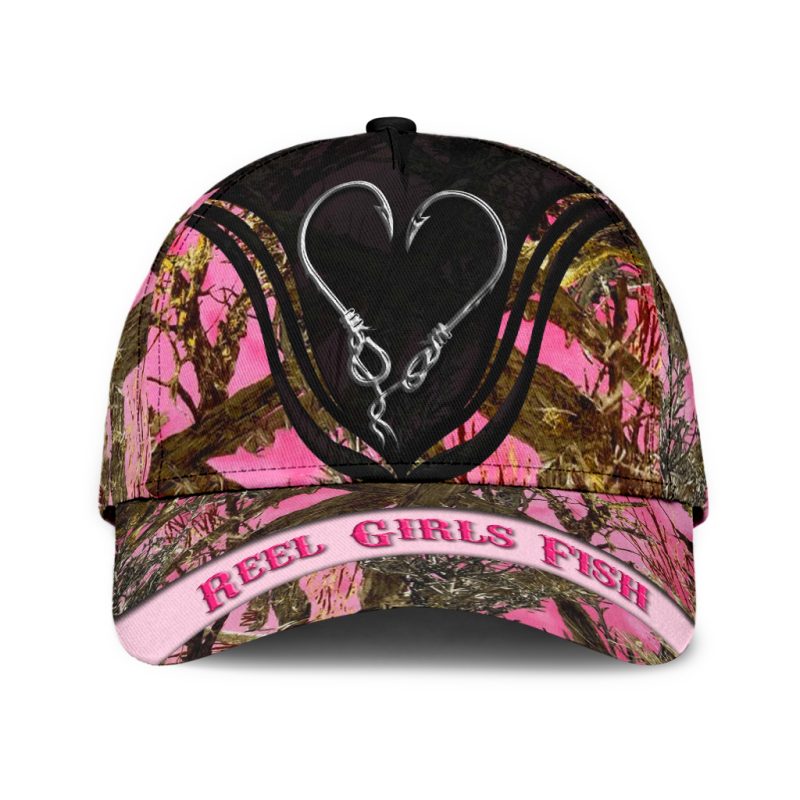 Reel Girls Fish Camo 3D Cap - Hot Sale 2025