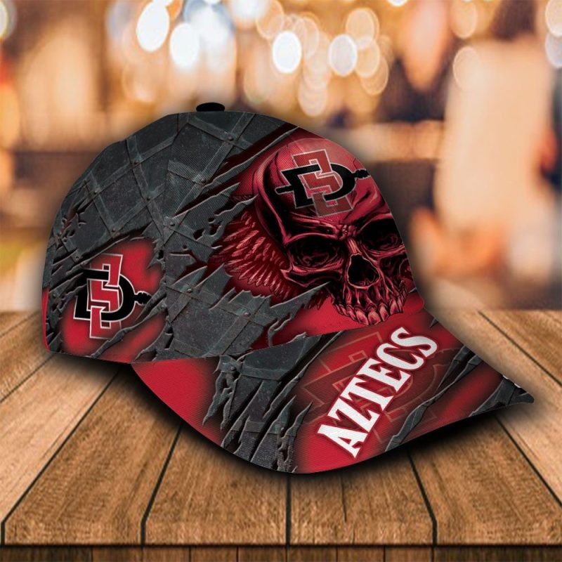 San Diego State Aztecs Skull Custom Personalized Name Cap - Hot Sale 2025