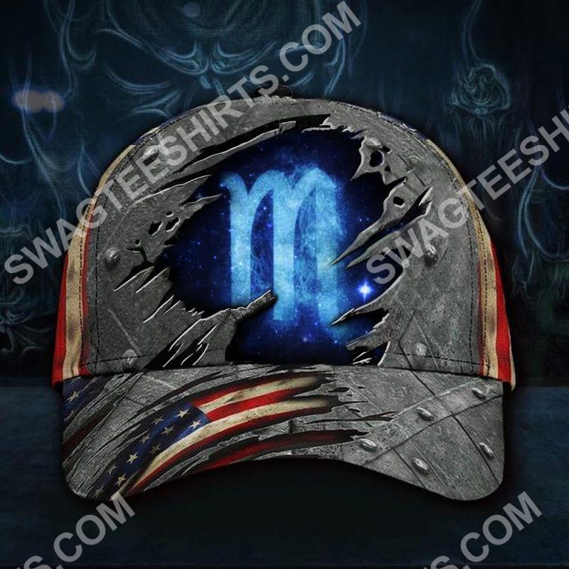 Scorpion Zodiac America Flag All Over Printed Classic Cap - Hot Sale 2025