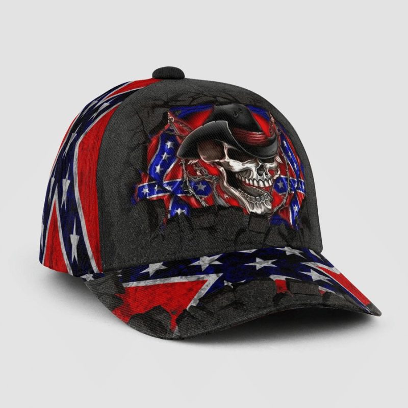 Skull The Southern Confederate Flag Cap - Hot Sale 2025