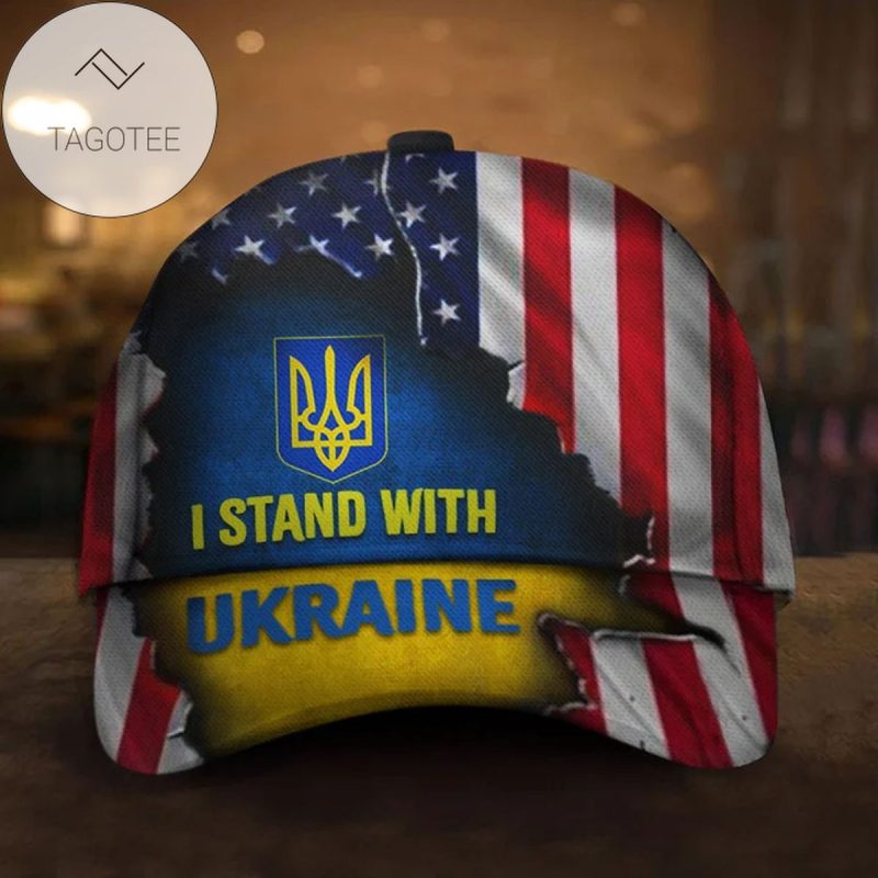 Stand With Ukraine American Flag Cap - Hot Sale 2025