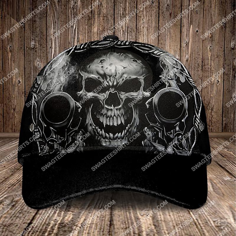 The Dead Skull And Gun All Over Printed Classic Cap - Hot Sale 2025