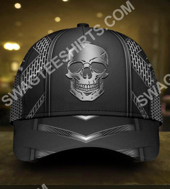 The Skull Metal All Over Printed Classic Cap - Hot Sale 2026